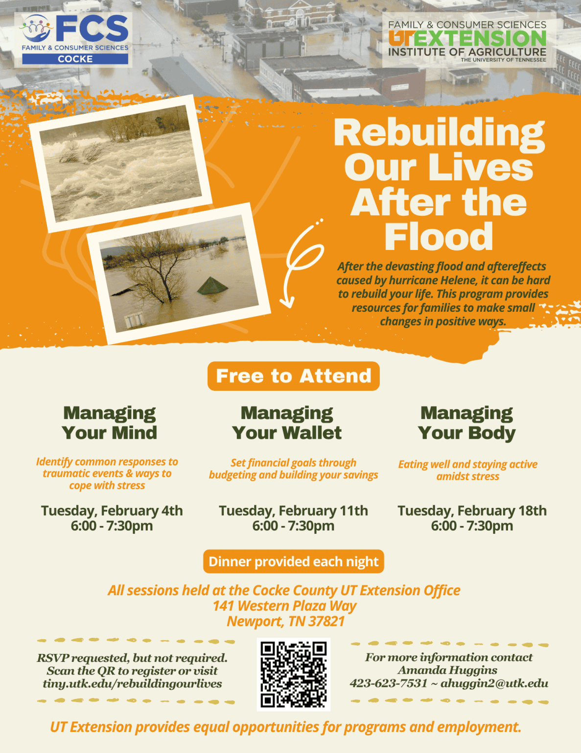 Rebuilding Our Lives After the Flood - Feb. 4th, 11th, 18th - Cocke ...